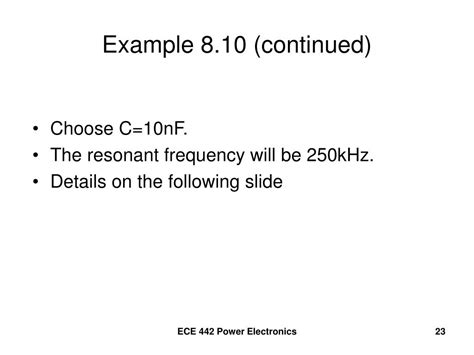 Ppt Class E Resonant Inverter Powerpoint Presentation Free Download