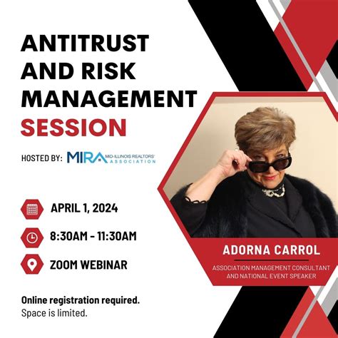 Antitrust And Risk Management Session Join Mira Mid Illinois Realtors® Association