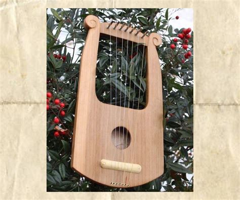 Fantasy Lyre Harp 4 Steps With Pictures Instructables