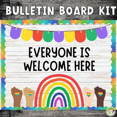Pride Month Bulletin Board Classroom Display Door Decoration Lgbtq