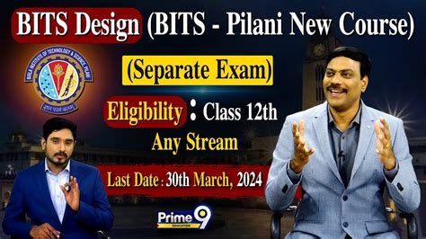 Bits Design Bits Pilani New Course For Class 12th Any Stream