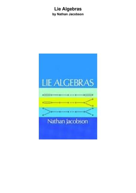 Lie Algebras Pdf