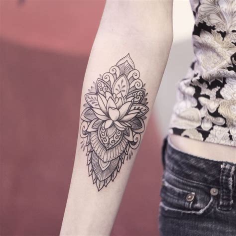 Lotus Mandala Tattoo By Poonkaros Mandala Tattoo