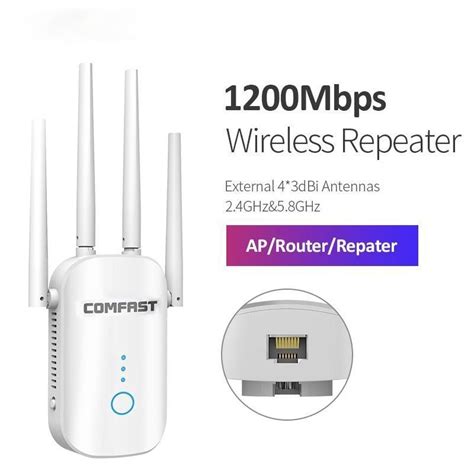Mbps Powerful Wifi Repeater G Ghz Long Range Wifi Extender Ac