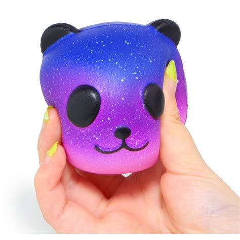 Jumbo Squishy Colorful Galaxy Panda Cute Slow Risi Grandado