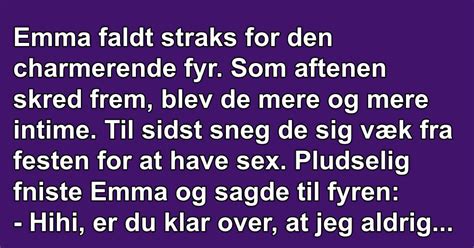 Vits Ungt Par Har Vild Sex I Parken Så Afslører Emma Intim Detalje