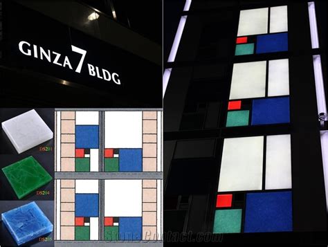 Translucent Glass Slabs Exterior Wall Cladding From China