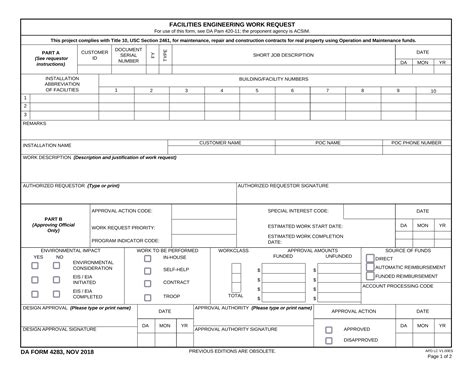 DA Form 4283 2024-2025 - Fill Out Official Forms Online