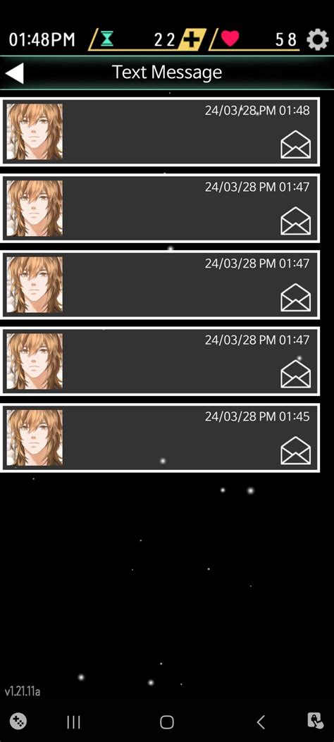 just restarted the game had a glitch where all of the messages look