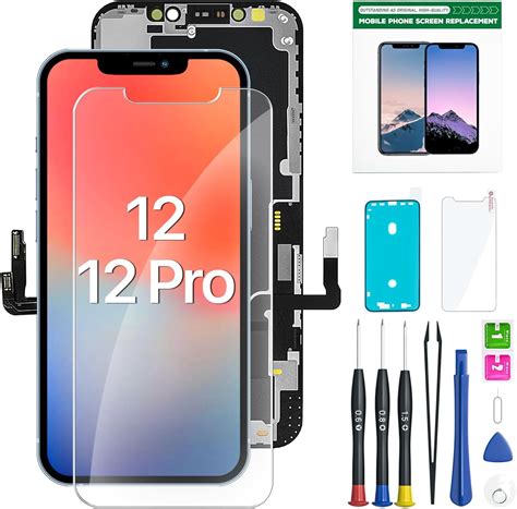 For Iphone 12 12 Pro Screen Replacement Kit Full Hd Lcd 6 1 Display And 3d Touch