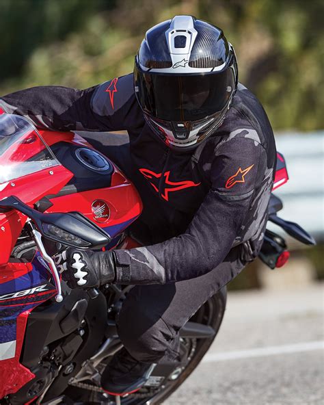 T Sp X Superair Black Motorcycle Jacket Alpinestars®