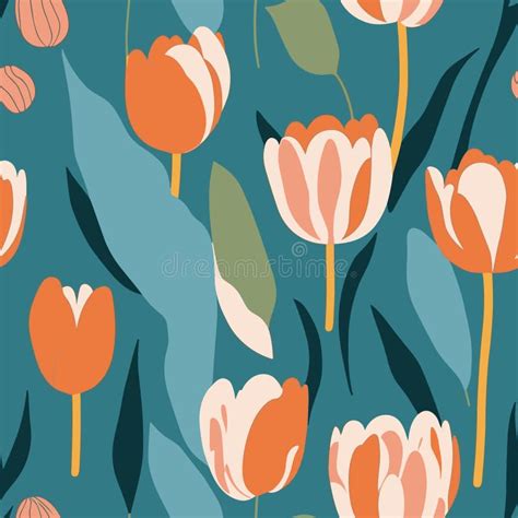 Seamless Patterns Of Abstract Tulip Symphony Generative Ai Stock Illustration Illustration Of Seamless Patterns Of Abstract Tulip Symphony Generative Ai Stock Illustration Illustration Of
