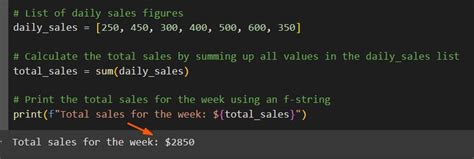How To Sum Elements In A List In Python