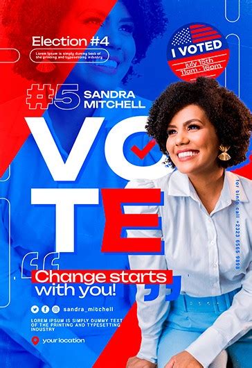 Election Posters Templates