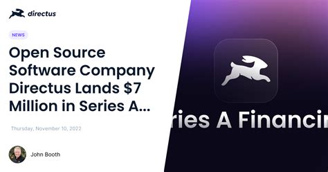 Open Source Software Company Directus Lands 7 Million In Series A Funding