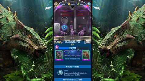 Compsovenator Apex Unlocked Jurassic World Alive Youtube