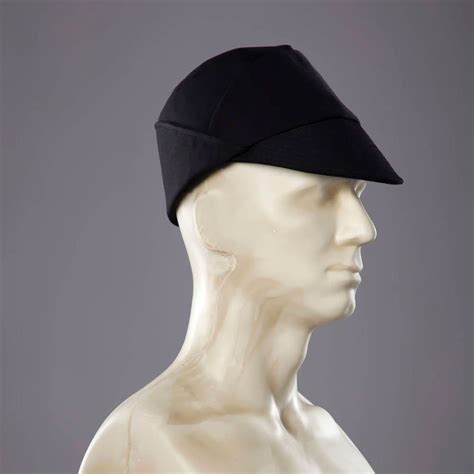 Star Wars Imperial Staff Officer Black Hat Cosplay Etsy