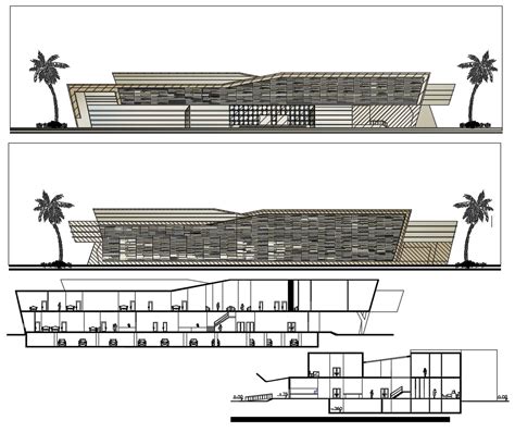 Hospital Elevation Design Cad File Artofit
