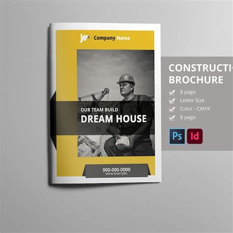 Adobe Photoshop Brochure Template Etsy
