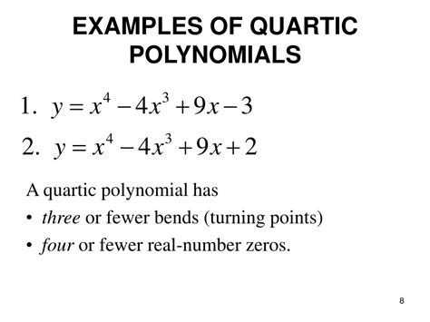 Ppt Solving Higher Degree Polynomial Equations Cubic And Quartic