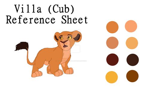 Paradise Of The Savannah Villa Cub Ref Sheet By Wingedwolfflight On