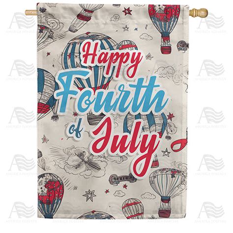 America Forever An Uplifting Fourth Double Sided House Flag Flagsrus