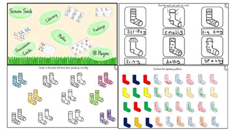 Simon Sock Teaching Resources