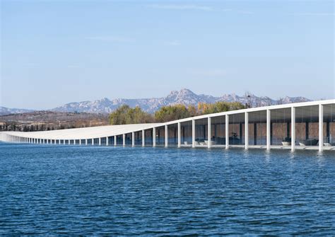 Junya Ishigami Reveals One Kilometre Long Museum On Chinese Lake