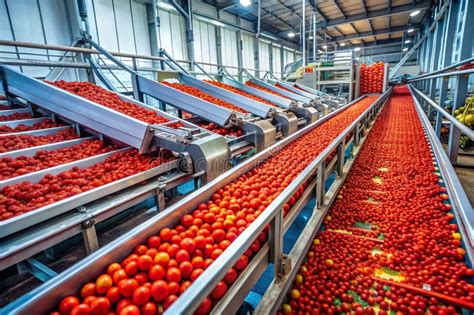 Modern Tomato Processing Facility Automated Line For Efficient Drying