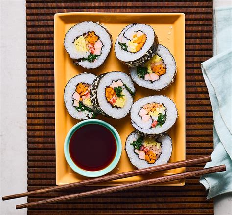South Korean Dish Kimbap