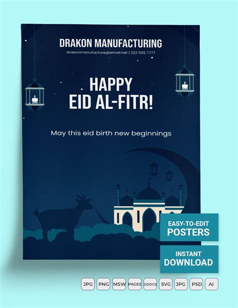 Editable Eid Templates In Word To Download