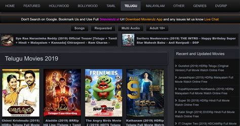 Movierulz Telugu Malayalam Bollywood Hollywood Movies Download