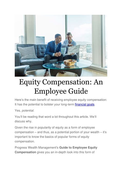 Ppt Equity Compensation An Employee Guide Powerpoint Presentation Free Download Id 12022663