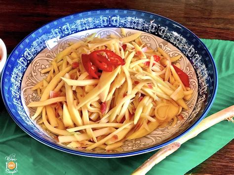 Raw Mango Salad With Torch Ginger Recipes Are Simple