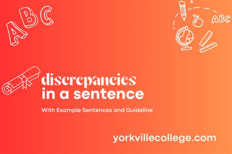 How To Use Discrepancies In A Sentence Easy Examples