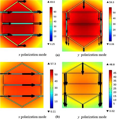 Electric Field Distribution In X And Y Polarization Modes A