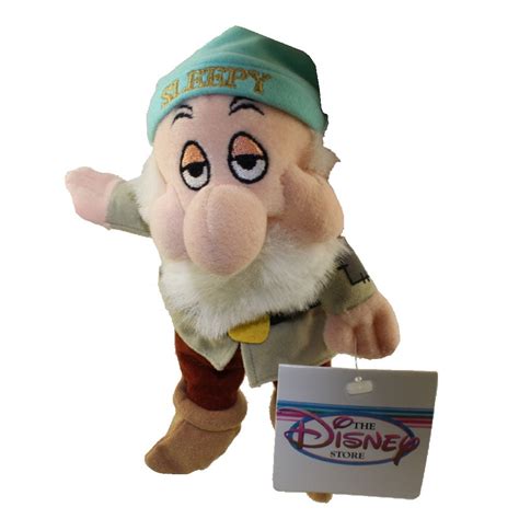 Disney Merch Sleepy From Snow White And The Seven Dwarfs 10 Inch Bean