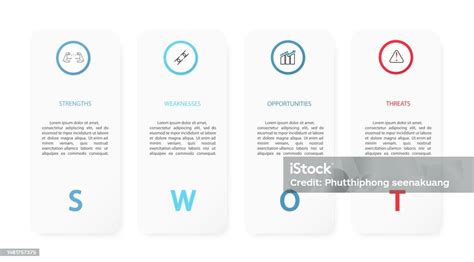 Infographie Danalyse Swot Vecteurs Libres De Droits Et Plus Dimages