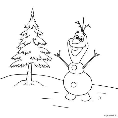 Olaf Para Colorir Em Pdf