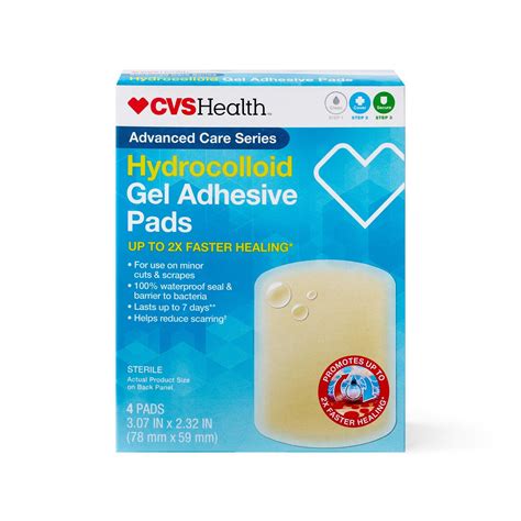 Hydrocolloid Pads And Bandages Latex Free Cvs
