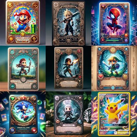 Chibi Collectible Cards Dall·e Prompt Promptbase