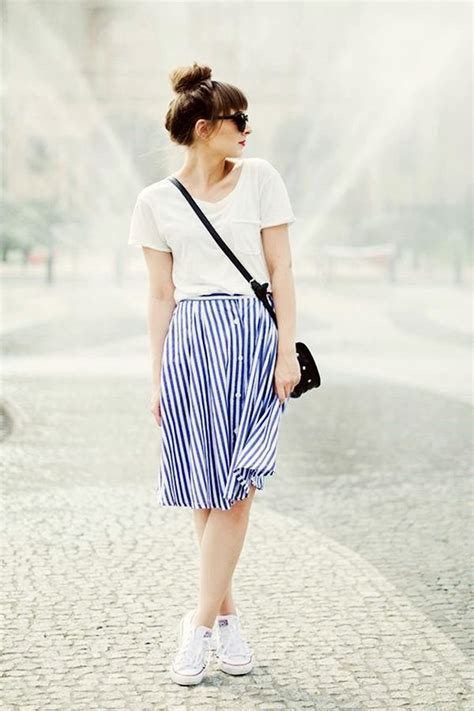 40 Trending Striped Skirt Outfits For 2016 Style Casual Skirt