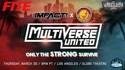 Impact X Njpw Multiverse United 2023 Results Live Itn Wwe