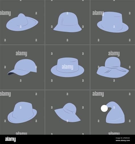 Stylish Headgear Stock Vector Images Alamy