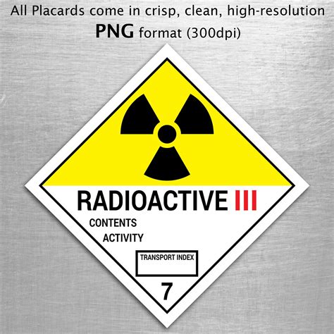 64 Hazard Placards Warning Sign Svg Png Eps Bundle Digital Download