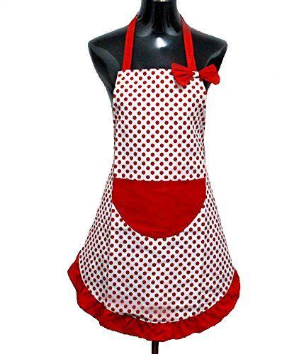Hyzrz Lovely Lady Dot Flirty Canvas Funny Apron Restaurant Kitchen