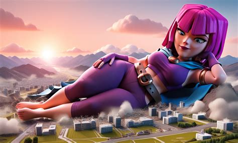 Rule 34 Ai Generated Archer Clash Of Clans Breasts Clash Series