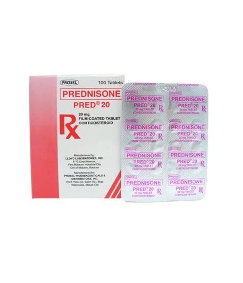Pred 20 20mg Tablet Rose Pharmacy Medicine Delivery
