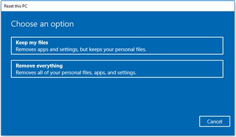Differences Between Windows Reset And System Restore