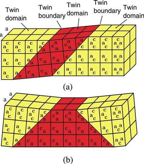 Color Online A An Example Of Simple Twins In Tetragonal Martensite Download Scientific